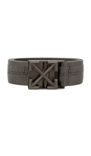 Off-White Tape Belt Arrow 35mm In Grey