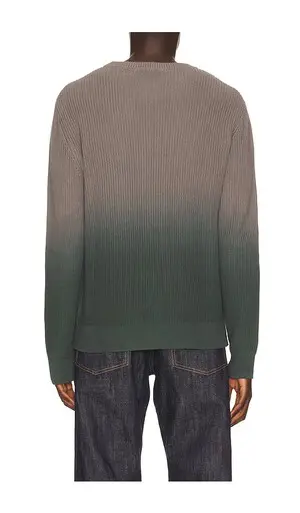 MUSEUM OF PEACE & QUIET Wordmark Knit Sweater In Green