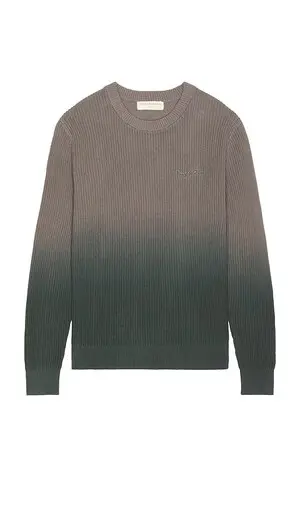 MUSEUM OF PEACE & QUIET Wordmark Knit Sweater In Green