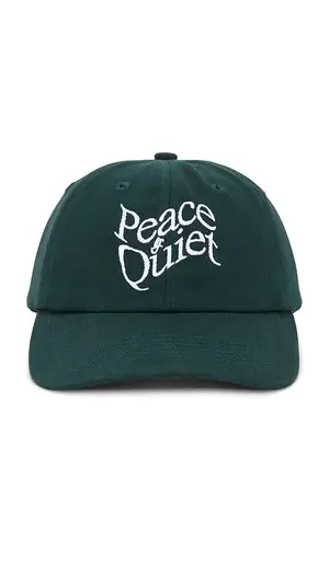 MUSEUM OF PEACE & QUIET Warped Dad Hat In Green - Pine