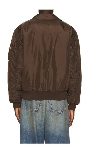 Alpha Industries Cwu 45/p Relaxed Fit Flight Jacket In Brown