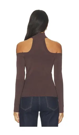 Simkhai Lila Cold Shoulder Top