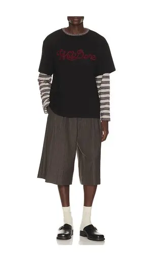 We11Done Rope Embroidered Long Sleeve T-shirt