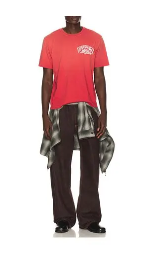 ONE OF THESE DAYS Working Tee Shirt In Red