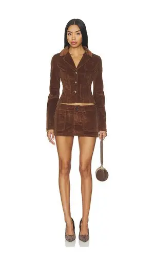 GUIZIO Celine Jacket In Brown