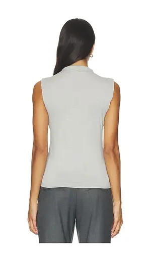 Enza Costa Fluid Viscose Jersey Sleeveless Twist Top