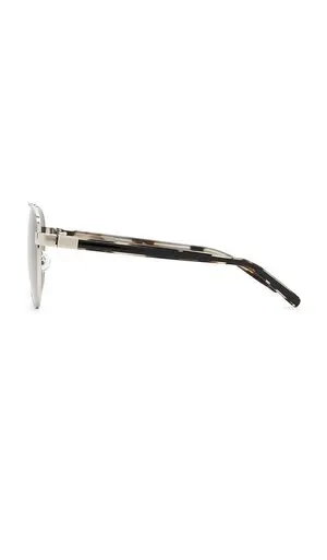 DIESEL® Aviator Sunglasses In Metallic