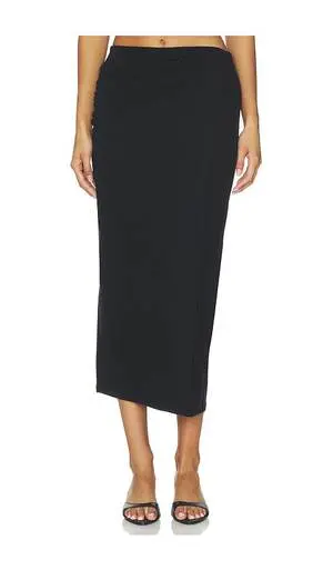 Vince Waist Draped Midi Skirt