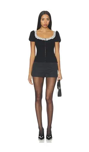 MORE TO COME Hannah Puff Sleeve Top