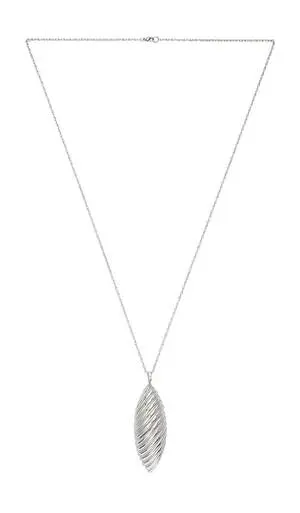 HEAVEN MAYHEM Fawn Necklace In Metallic - Silver