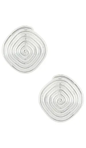 HEAVEN MAYHEM Trusso Earrings In Metallic - Silver