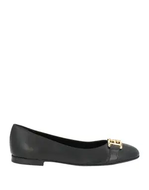 Bally Ballet Flats Size Calfskin - Black