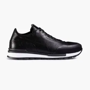 ARMOS Sneaker With White Sole - Black