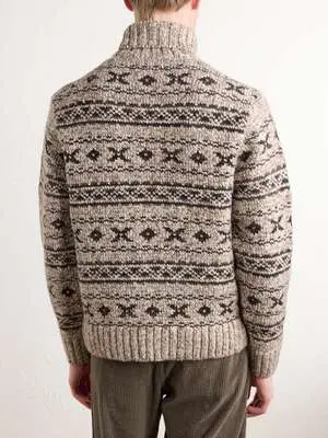 Ralph Lauren Fair Isle Wool-blend Jacquard Rollneck Sweater