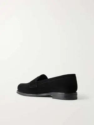MORJAS The Ivy Suede Penny Loafers