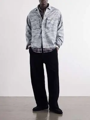 A.PRESSE Printed Cotton Jacket