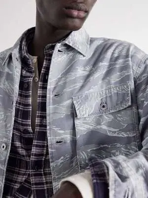 A.PRESSE Printed Cotton Jacket