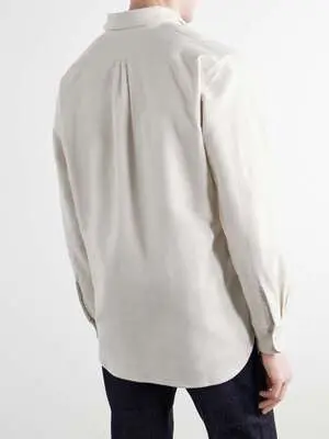 WYTHE Officer’s Organic Cotton-moleskin Shirt