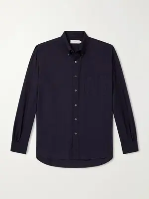 GRAPHPAPER Cotton-oxford Shirt - Blue