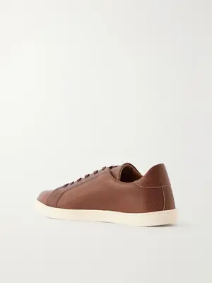 George Cleverley Jack Iii Full-grain Leather Sneakers