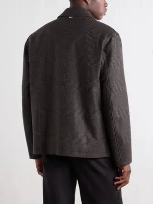 Herno Padded Wool-blend Tweed Overshirt