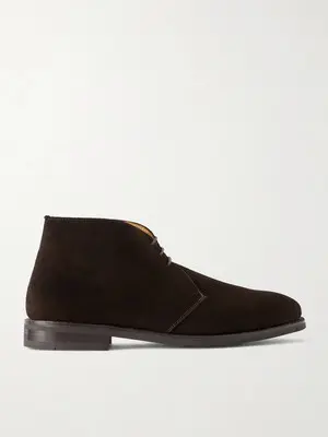 MORJAS Chukka Suede Desert Boots - Brown
