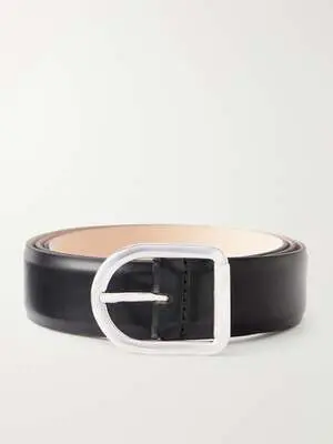 DEHANCHE 3cm Mija Full-grain Leather Belt - Black