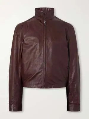 LEMAIRE Leather Jacket - Brick