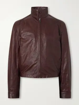 LEMAIRE Leather Jacket - Red
