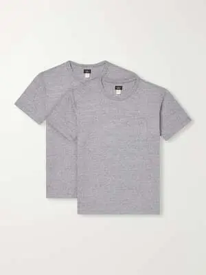 Ralph Lauren Set Of Two Cotton-jersey T-shirts - Gray