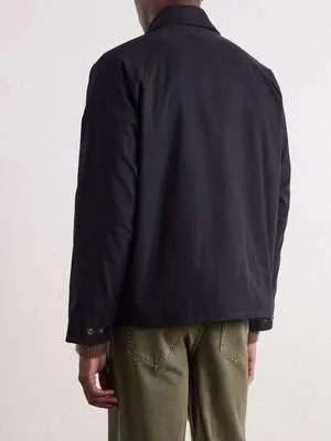 CORRIDOR Waxed Cotton-blend Canvas Jacket