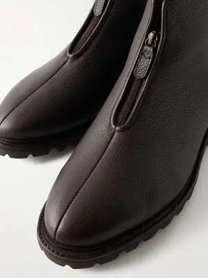 MORJAS Alpine Shearling-lined Full-grain Leather Chelsea Boots