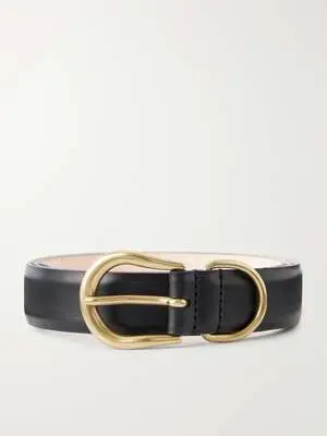 DEHANCHE Hollyhock 2.5cm Leather Belt - Black