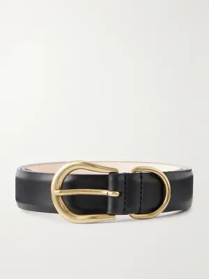 DEHANCHE Hollyhock 2.5cm Leather Belt - Black