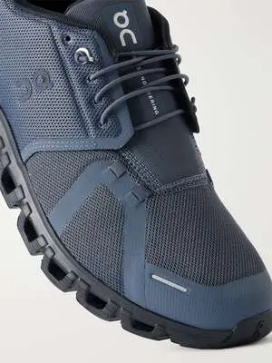 On Cloud 6 Rubber-trimmed Stretch-knit Sneakers