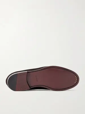 MORJAS The Horsebit Suede Loafers