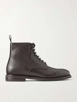 MORJAS Jumper Leather Lace-up Boots