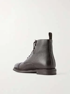 MORJAS Jumper Leather Lace-up Boots