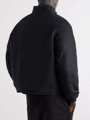 A.PRESSE Paneled Cotton-canvas Jacket