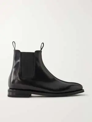 MORJAS Leather Chelsea Boots - Black