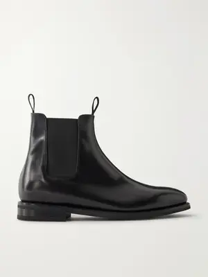MORJAS Leather Chelsea Boots - Black
