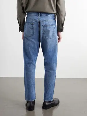 AARON LEVINE 90's Straight-leg Washed Jeans