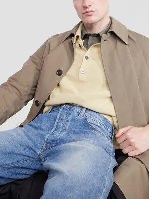 AARON LEVINE 90's Straight-leg Washed Jeans