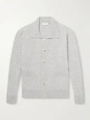 PIACENZA CASHMERE 1733 Cashmere-blend Cardigan - Gray