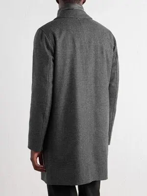 Herno Padded Wool-blend Tweed Coat