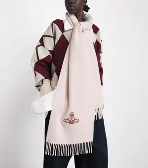 VIVIENNE WESTWOOD Wool Orb Scarf