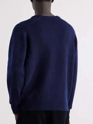 A.PRESSE Paneled Wool Sweater