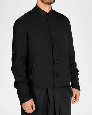 Adidas Y-3 X Yohji Yamamoto Double-breasted Jacket - Black