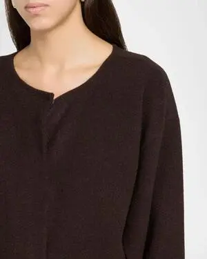 Eileen Fisher Double-faced Brushed Wool Coat