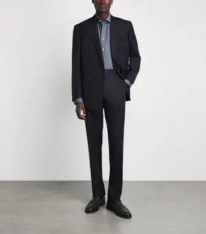 Eton Merino Wool Houndstooth Shirt
